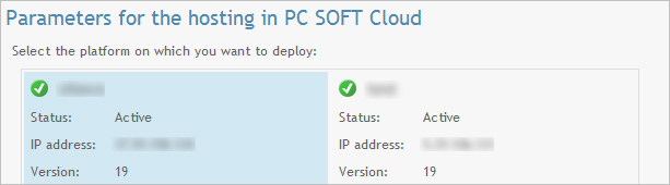 PCSCloud - Deploying a WEBDEV site